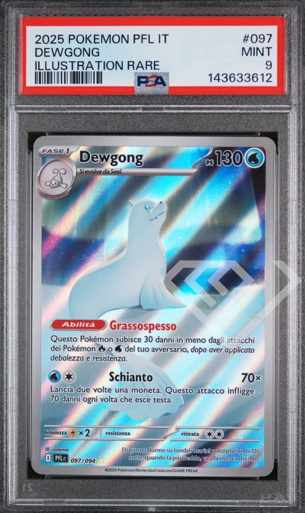 Dewgong 097/094 Illustration Rare - PFL Phantasmal Flame/Fiamme ...